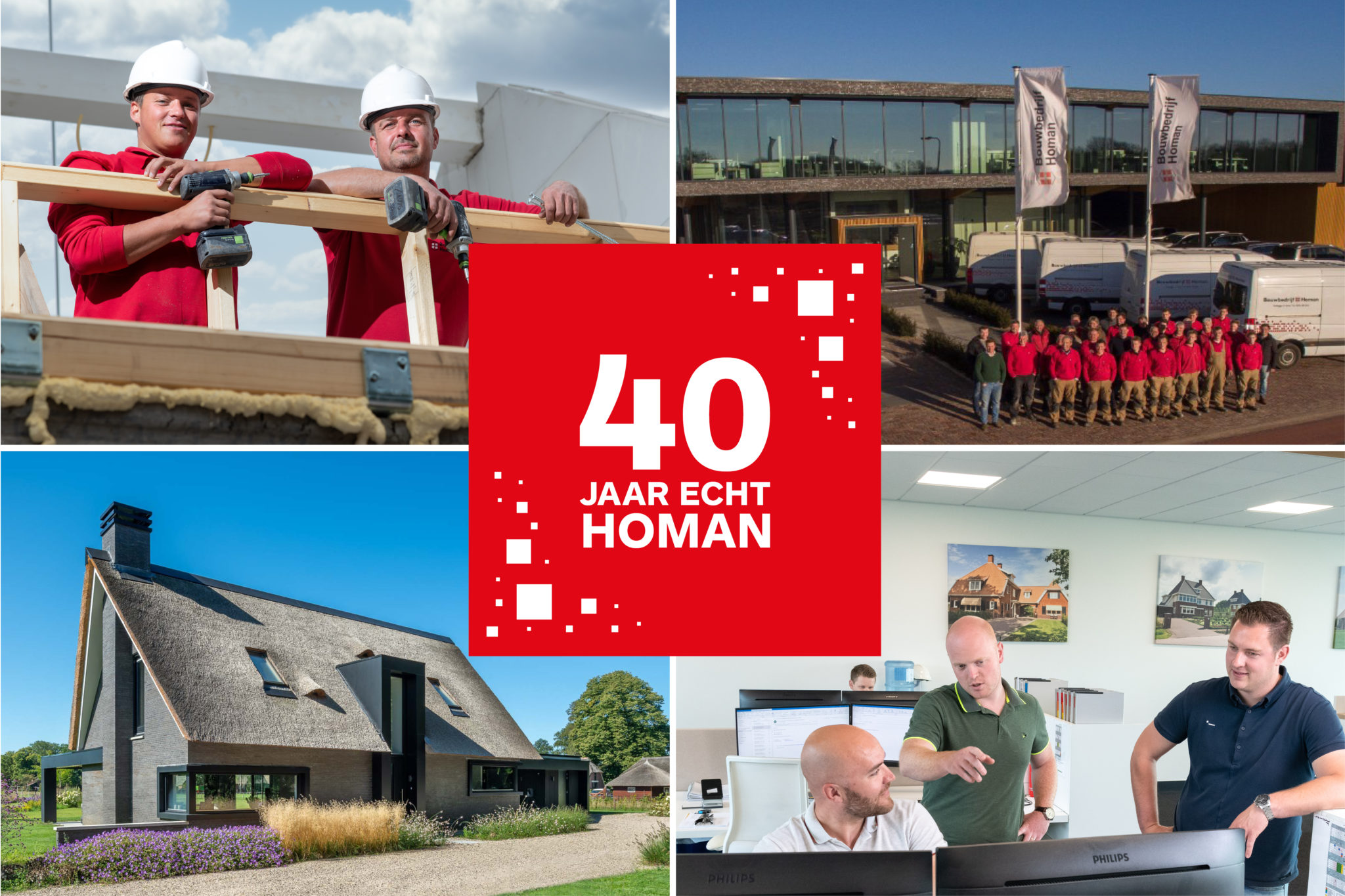 Bouwbedrijf Homan bestaat 40 jaar! - Bouwbedrijf Homan